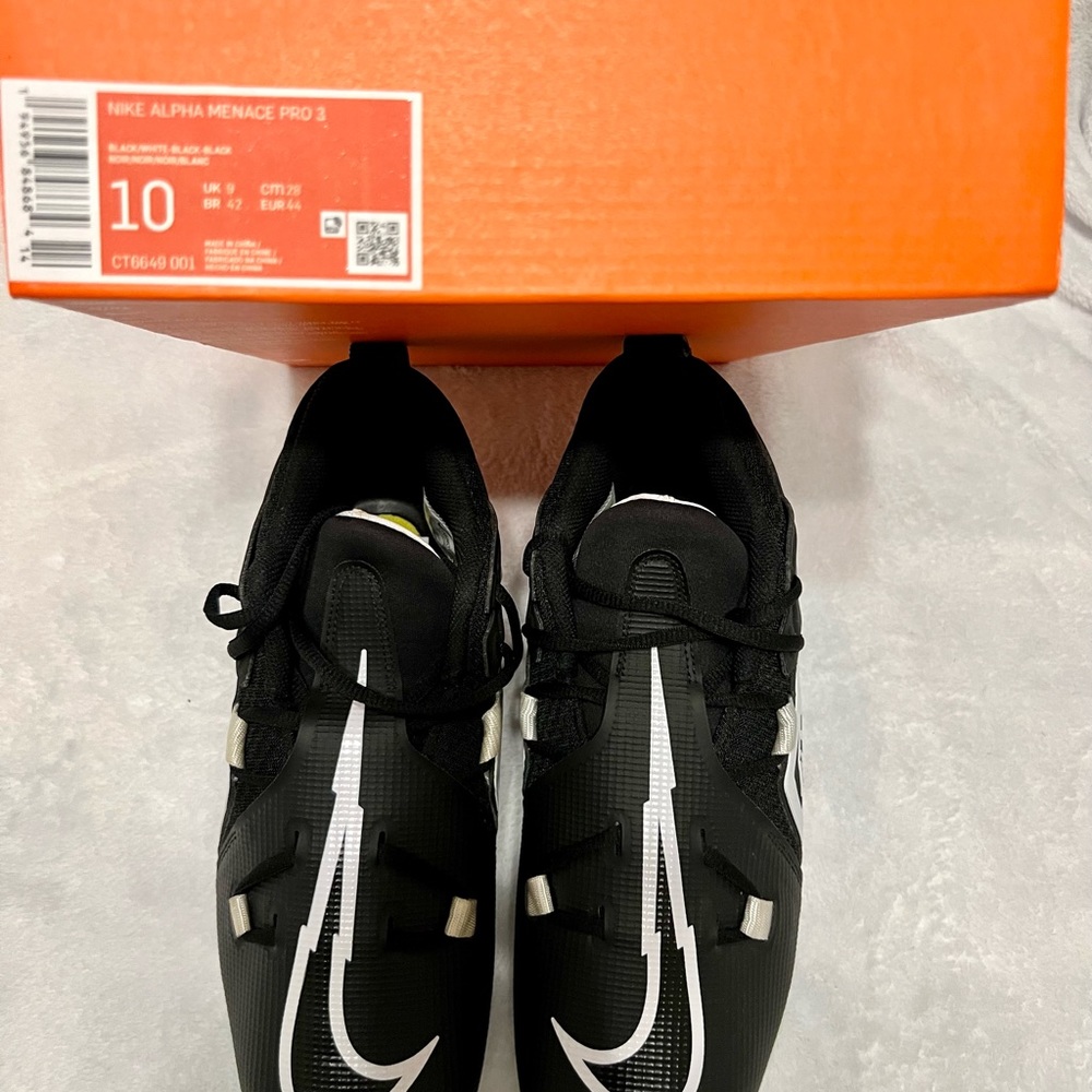 Mens Nike Alpha Menace Pro 3 Molded Football Cleat - Gem